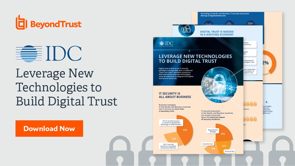 IDC and BeyondTrust Infographic. Leverage New Technologies to Build ...
