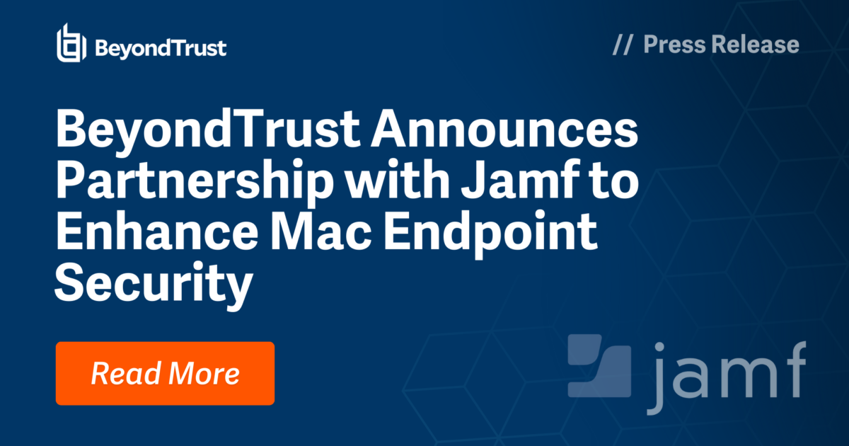 BeyondTrust Announces Partnership with Jamf to Enhance… | BeyondTrust