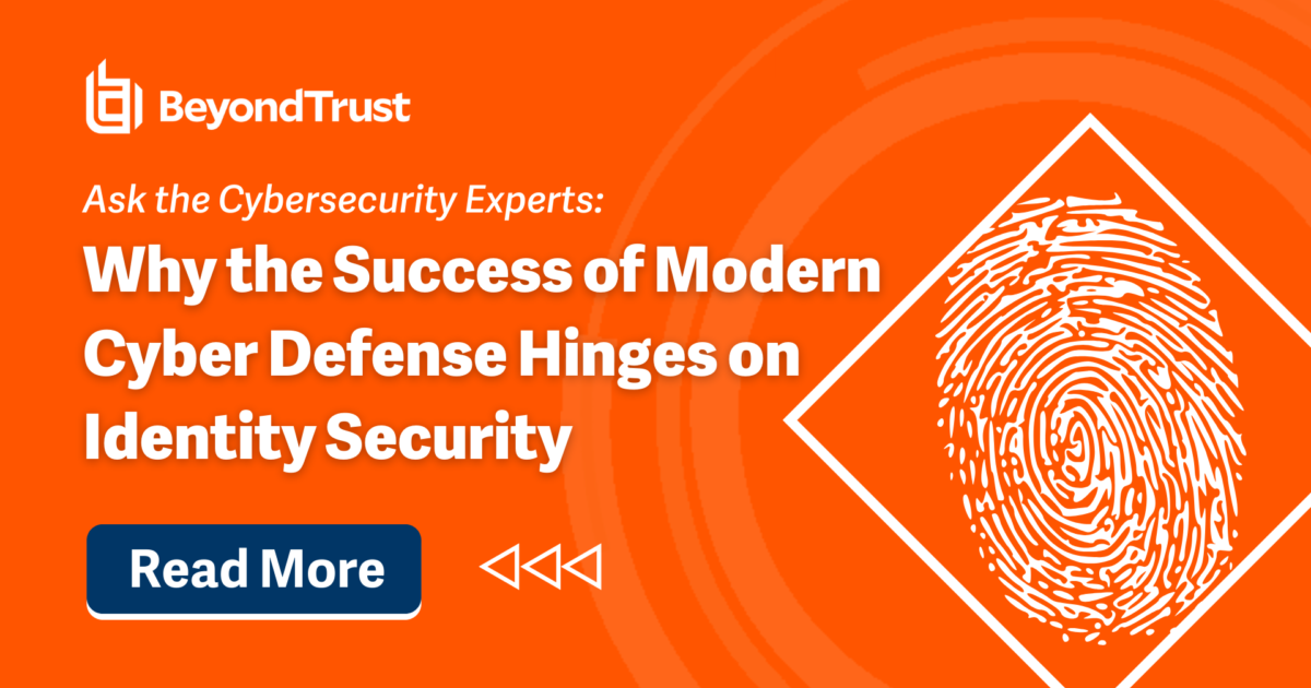 Ask the Cybersecurity Experts: Why the Success of Modern Cyber Defense ...