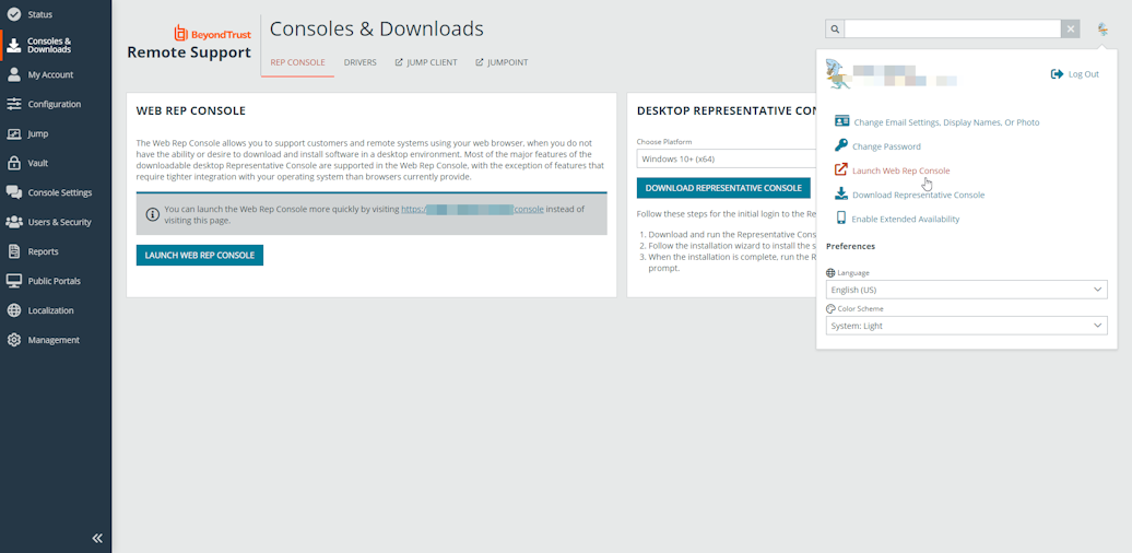 Remote Support Web Console Beyondtrust Remote Support Beyondtrust
