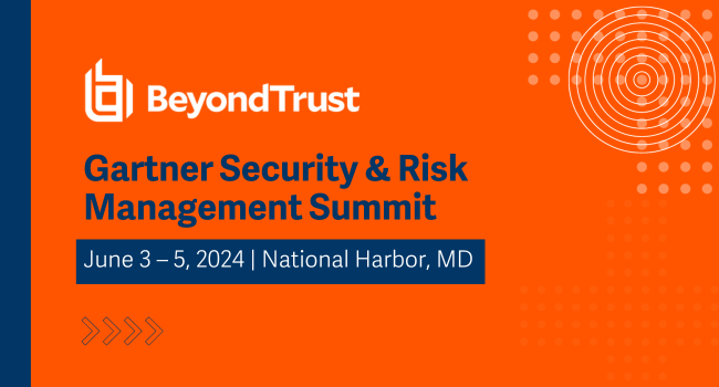 Gartner SRM Summit 2024_USA | BeyondTrust