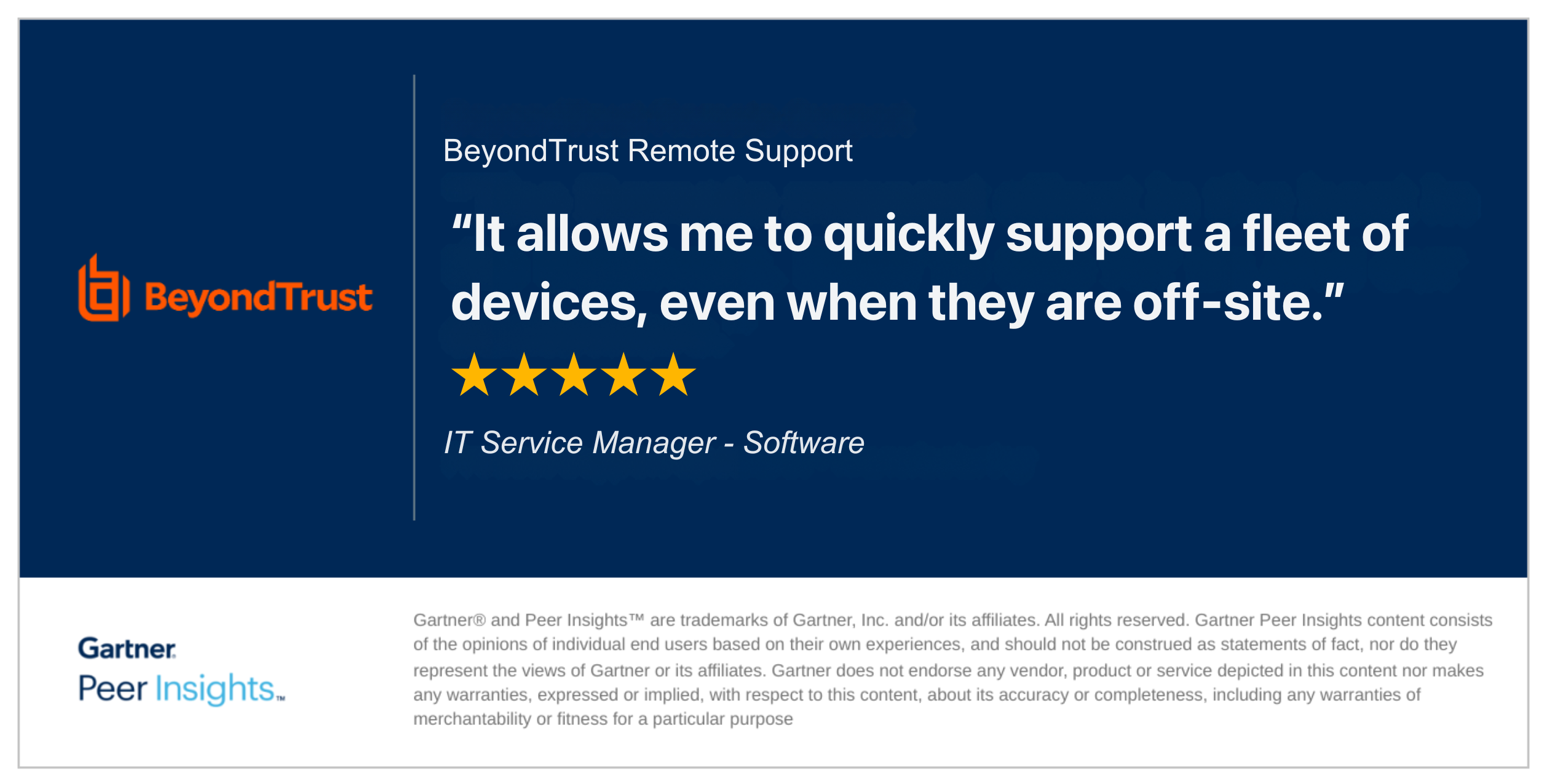 BeyondTrust Recognized as a Gartner® Peer Insights™… | BeyondTrust