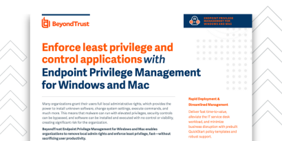Endpoint Privilege Management for Windows and Mac | BeyondTrust