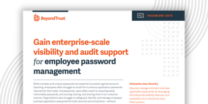 Workforce Passwords Overview | BeyondTrust | BeyondTrust