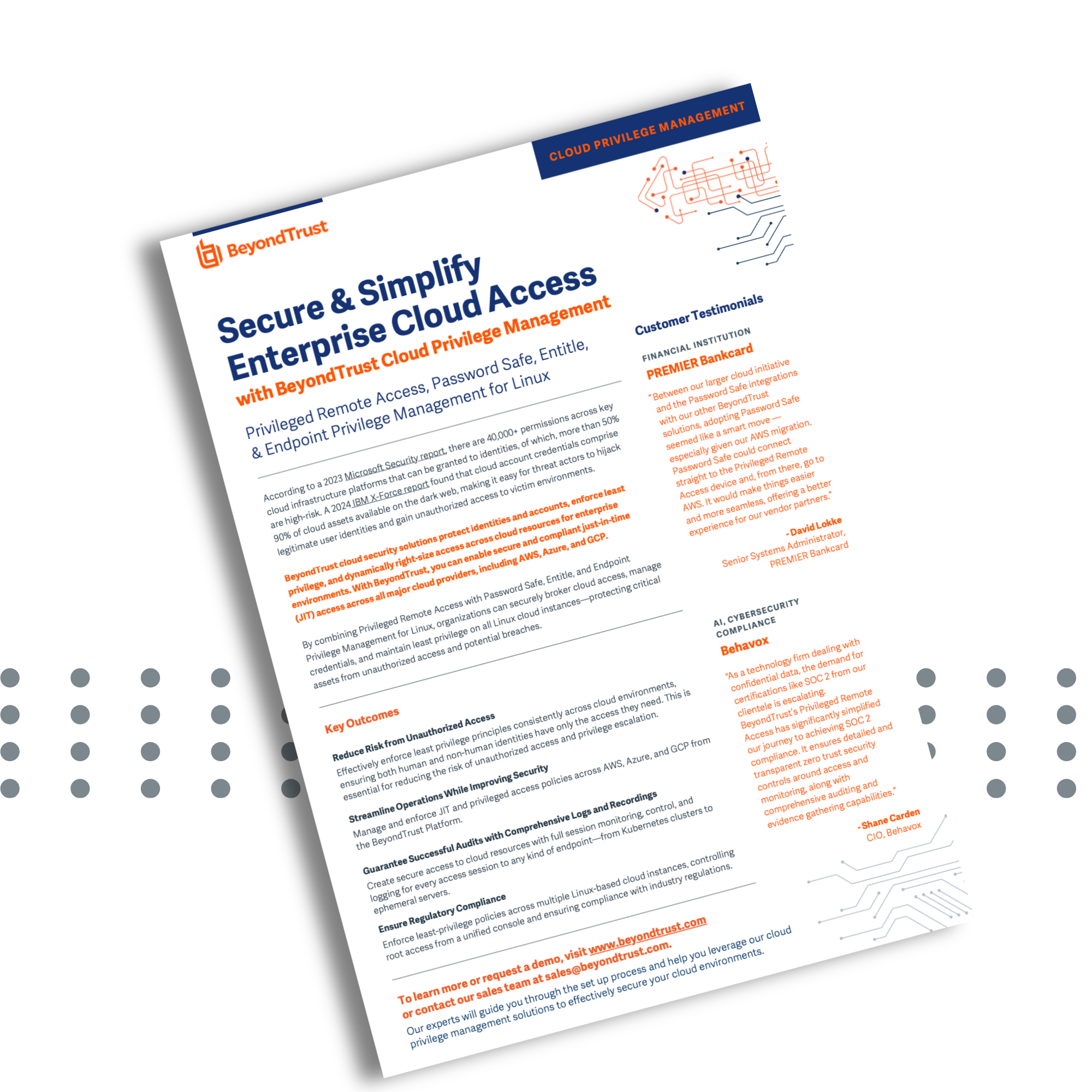 BeyondTrust Cloud Privilege Management | BeyondTrust