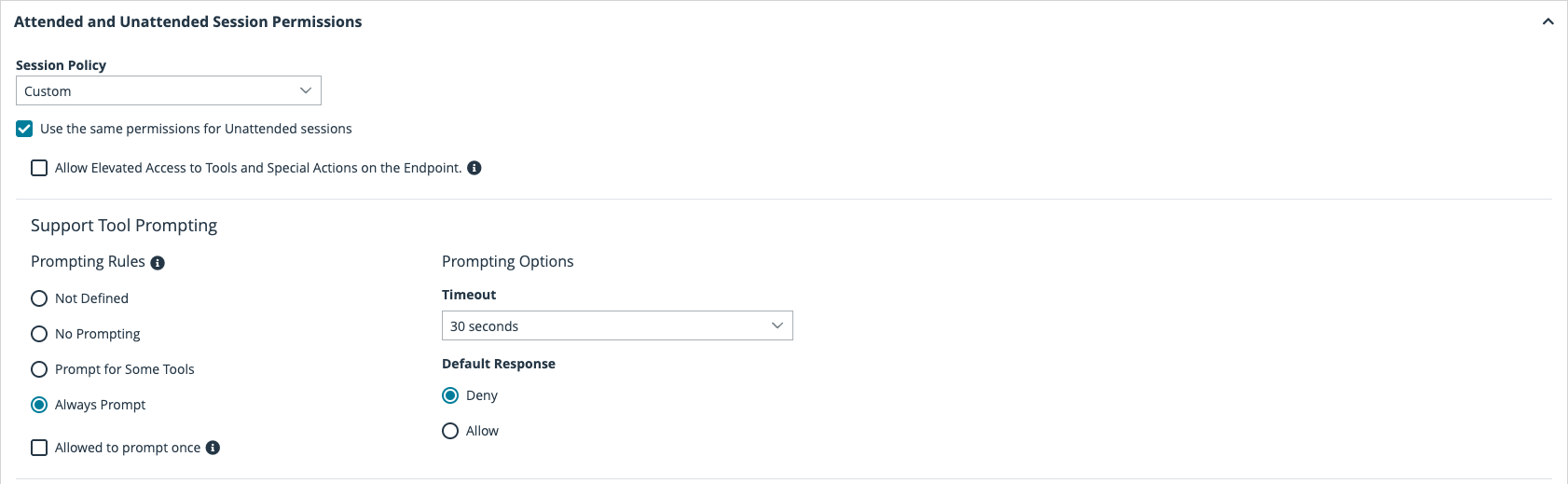 Session Policies | BeyondTrust