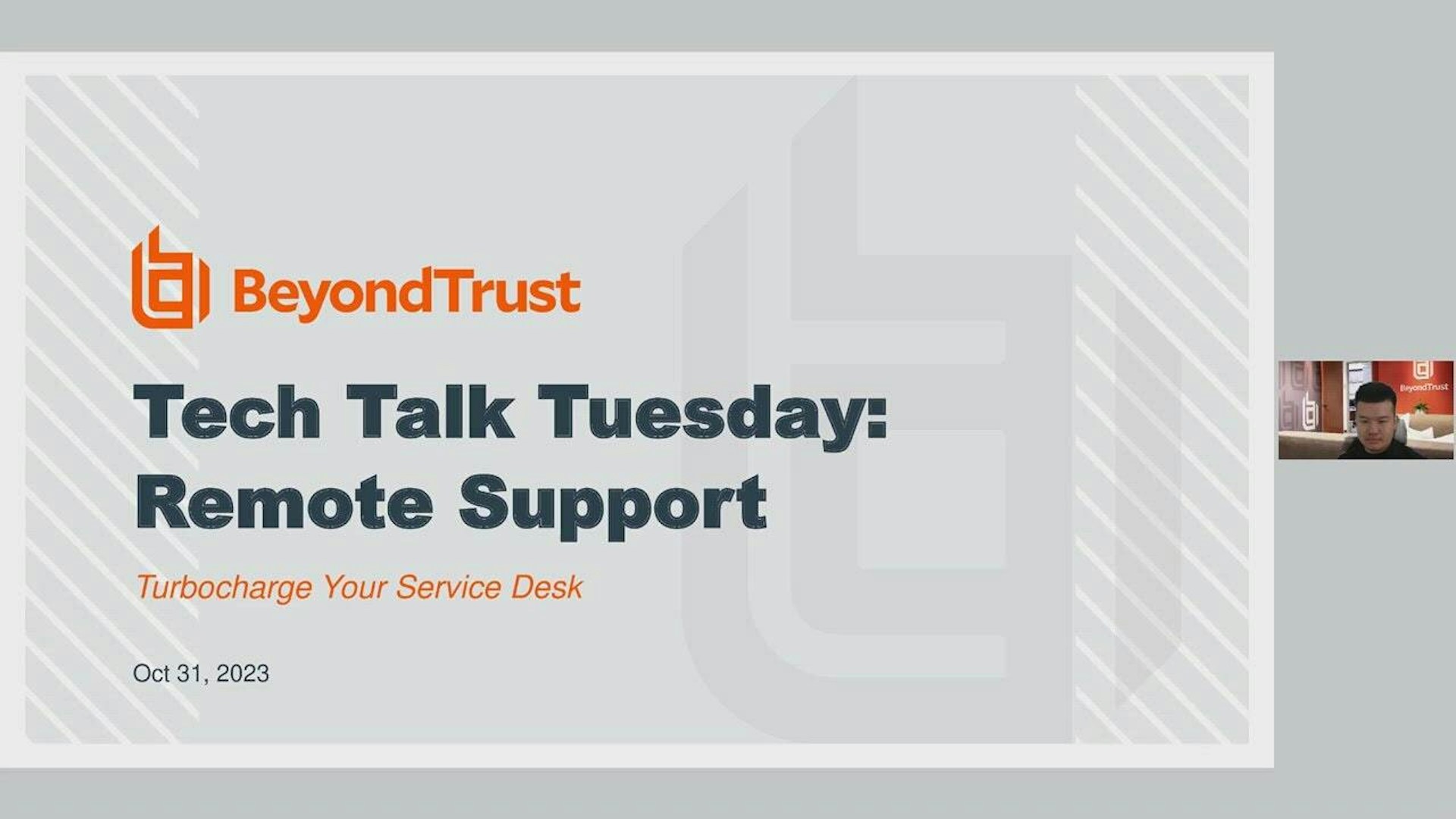 APJ | Tech Talk Tuesday: Remote Support | BeyondTrust