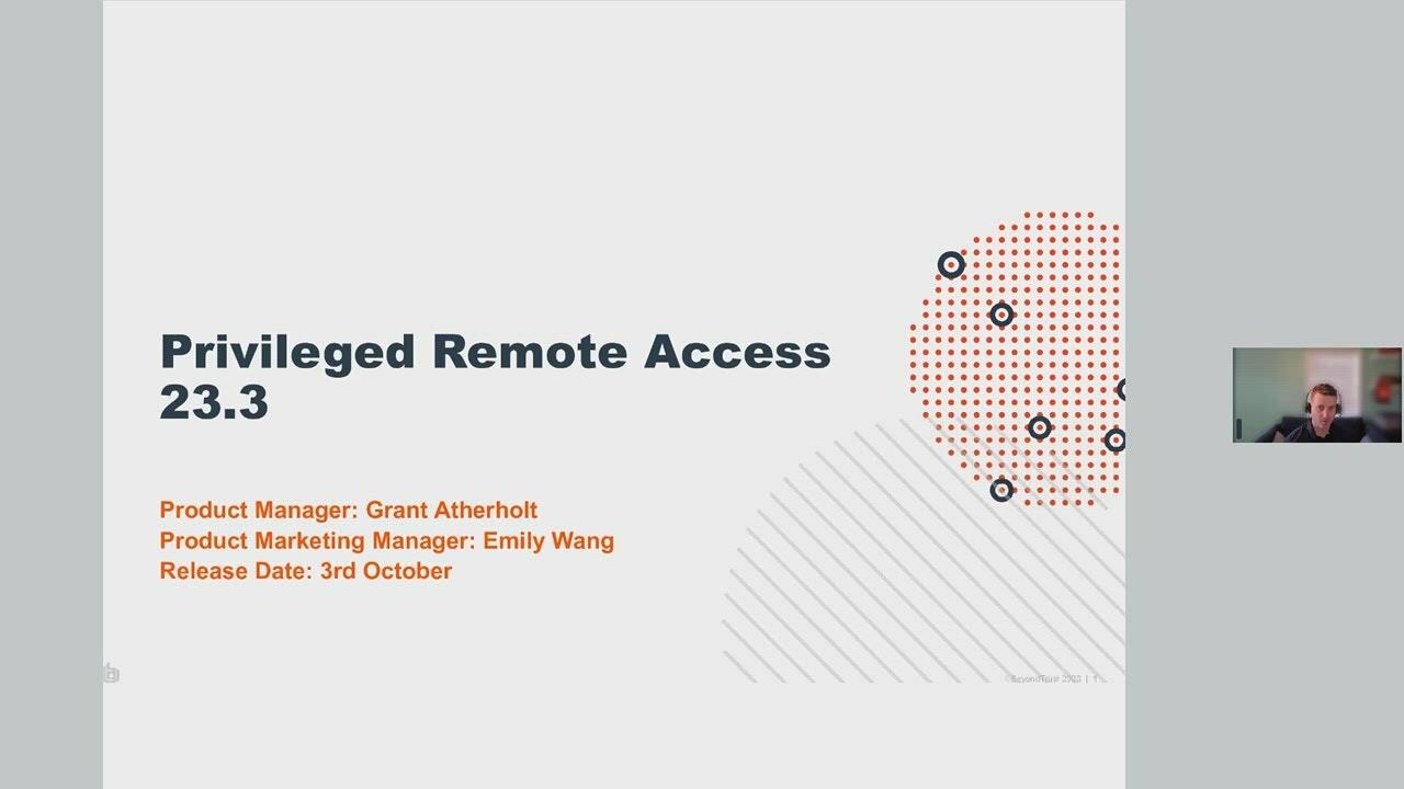 What’s New! Privileged Remote Access Version 23.3 | BeyondTrust