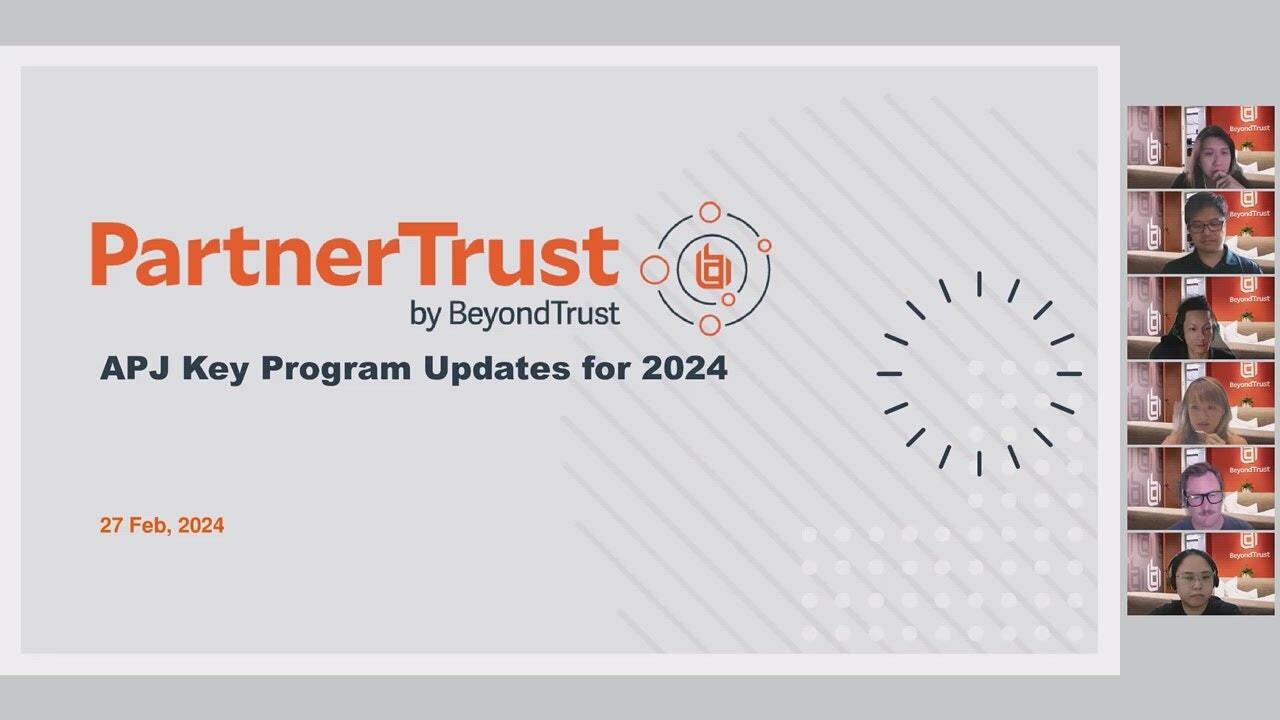 APJ Partner Kick-off 2024 | BeyondTrust