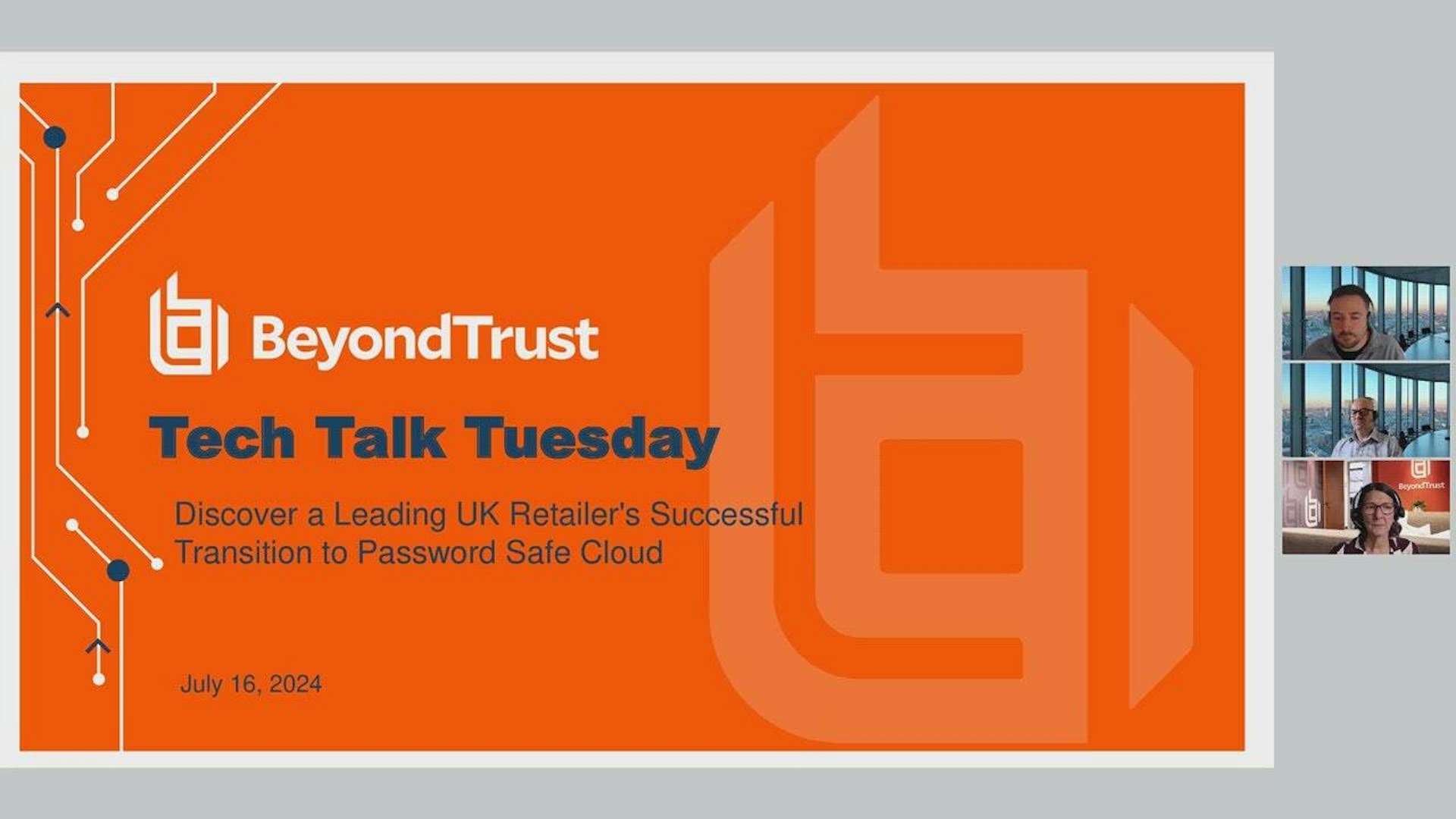 EMEA Tech Talk Tuesday - Discover a Leading UK… | BeyondTrust