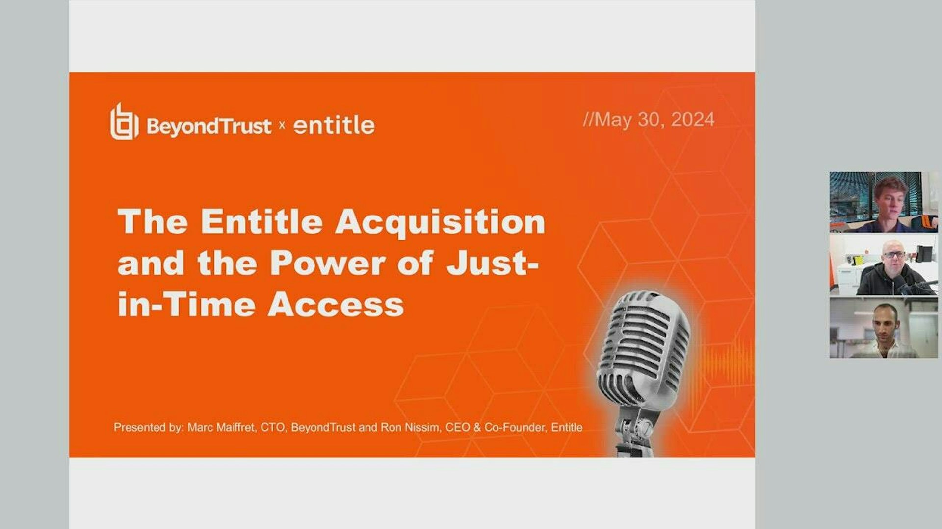 The Entitle Acquisition & the Power of Just-in-Time… | BeyondTrust