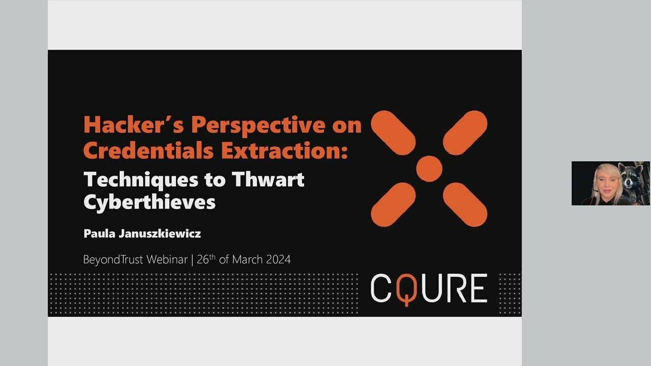 Hacker’s Perspective on Credentials Extraction:… | BeyondTrust